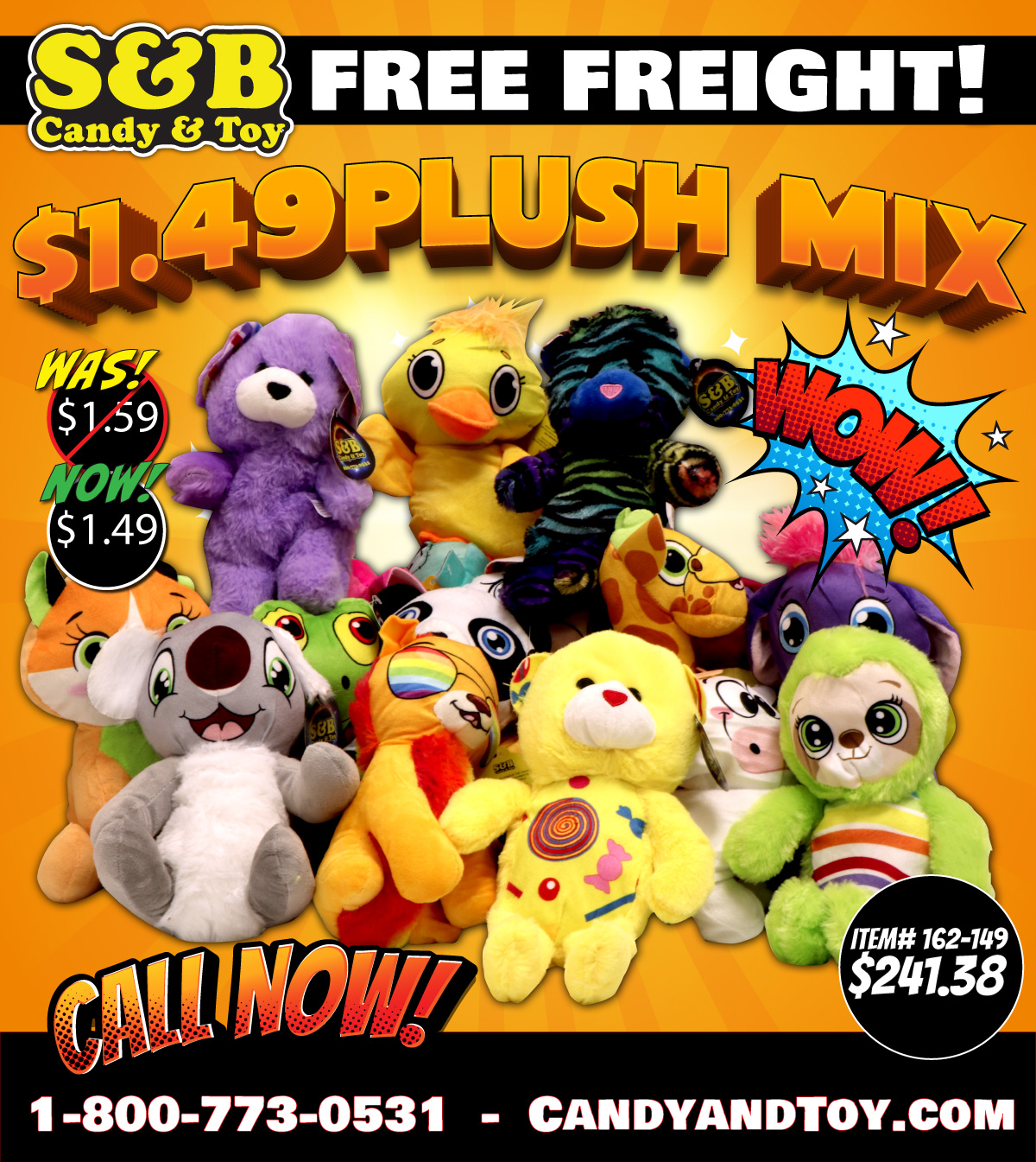 S&B Candy & Toy Co-St. Louis Game Co. | 1-800-773-0531